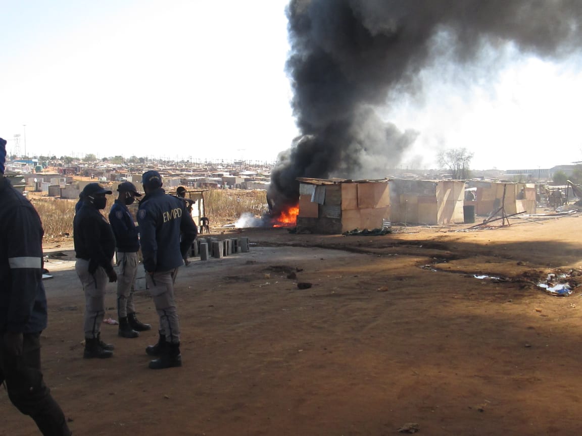 ‘Shots fired’, items burnt in Duduza eviction raises red flags ...